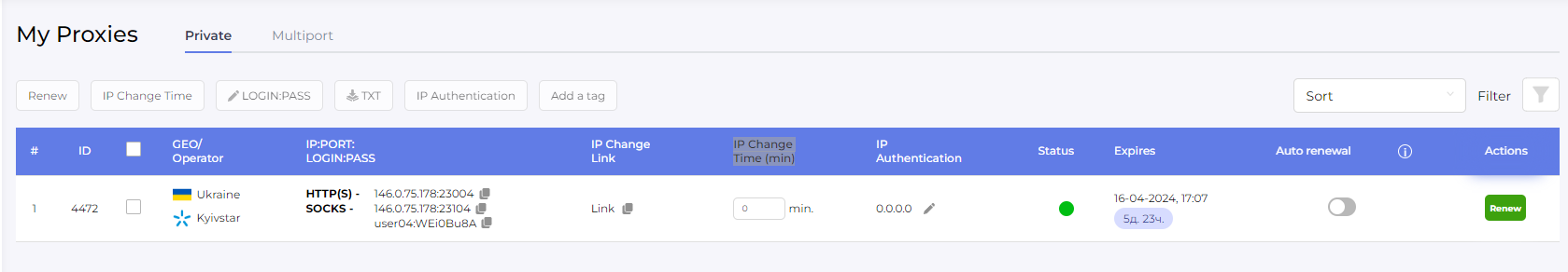 Keyproxy: сервис покупки и аренды прокси